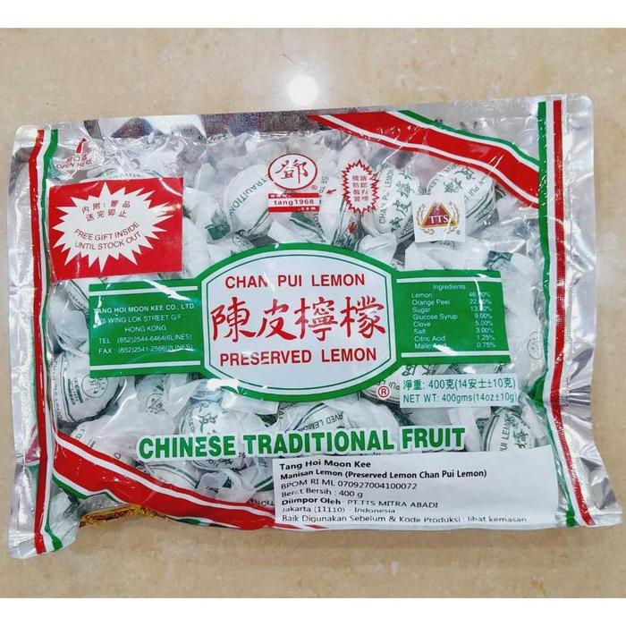 Jual THK Chan Pui Ying Che / Lemon / Pui Mui / Mix Fruit 400gr ...
