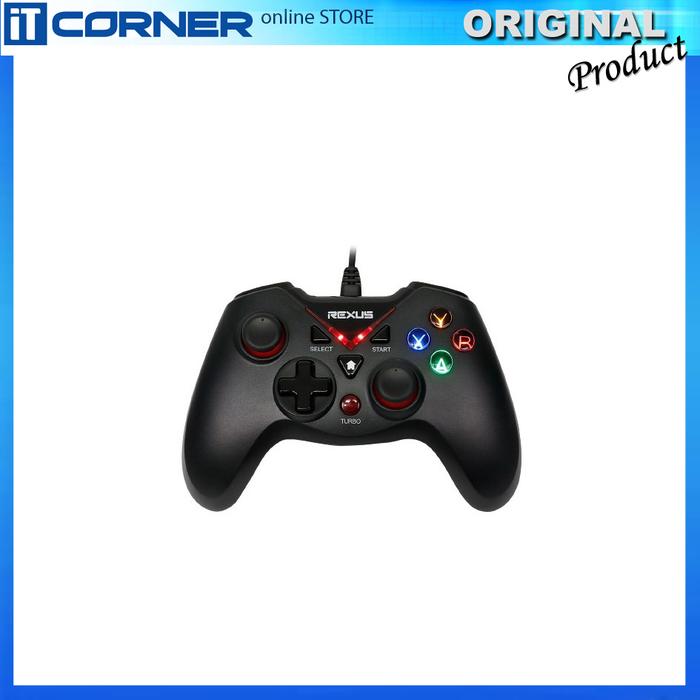Jual Rexus Gaming Pro Gamepad Gladius GX2 Original Product - Black ...