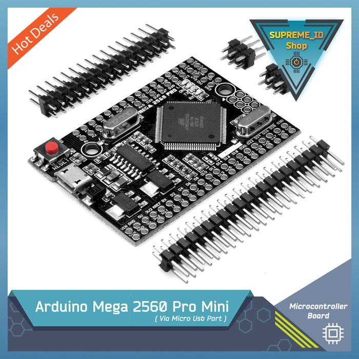 Jual Arduino Mega ATmega2560 R3 Pro Mini ATmega2560-16AU USB CH340G ATmega - Jakarta Utara ...