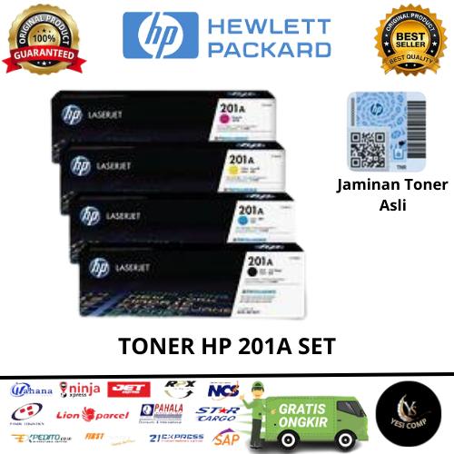 Promo Toner hp LaserJet 201 A Black +Colour Original /1set - Jakarta ...