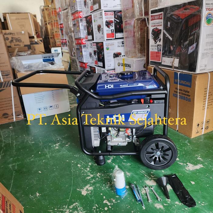 Promo Genset 10 kva inverter semi silent HDI8800 HDI 8800 heavy duty ...
