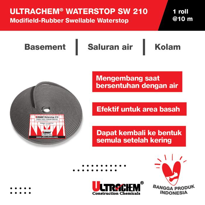 Promo Ultrachem Waterstop Swellable - SW205 Cicil 0% 3x - Jakarta Pusat ...