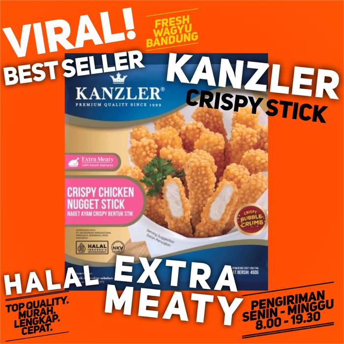 Promo KANZLER CRISPY CHICKEN NUGGET STICK STIKIE Naget Ayam Stik Krispi ...