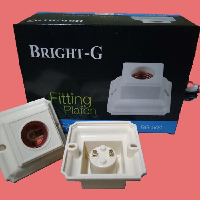 Promo DUDUKAN LAMPU / FITTING / FITING PLAFON SEGI 4 EMPAT BRIGHT G BG ...