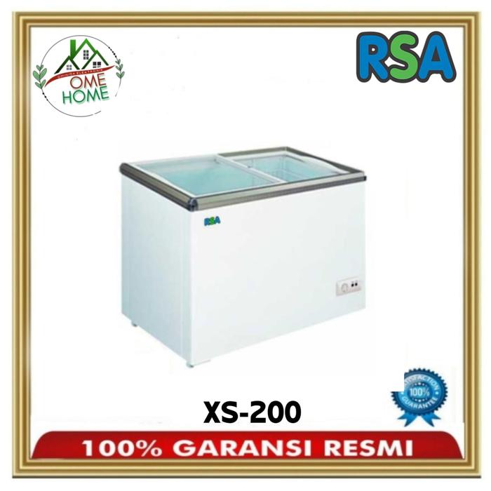 Jual Chest freezer RSA XS200/ XS 200 / XS-200 Freezer box / SLIDING ...