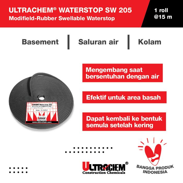 Promo Ultrachem Waterstop Swellable - SW205 Cicil 0% 3x - Jakarta Pusat ...