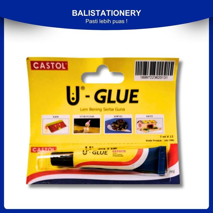 Promo Lem Castol U-Glue Tube 7ml - Kota Denpasar - Bali Stationery ...