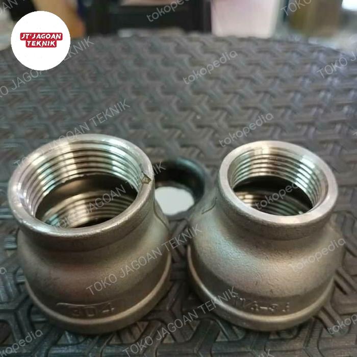 Jual Sock Reducer 1/2" x 3/8" inch SS304 / vlok sok reducer - Jakarta ...