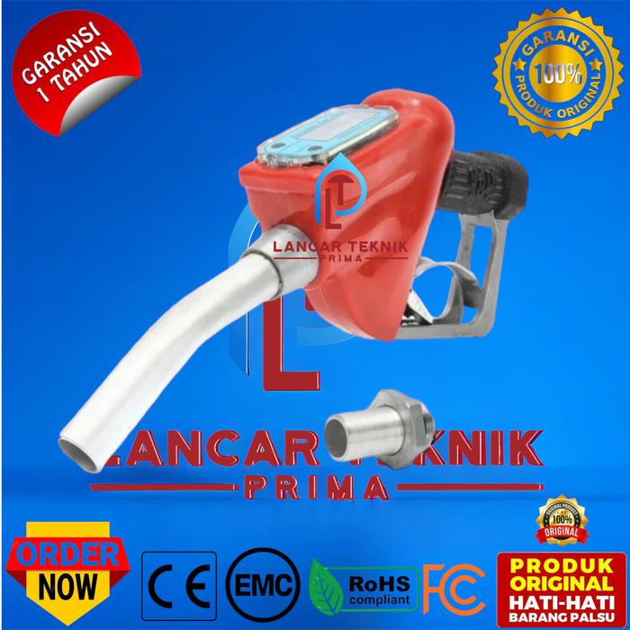Jual nozzle solar gun Digital Gun solar flus Flow meter Gun transfer ...