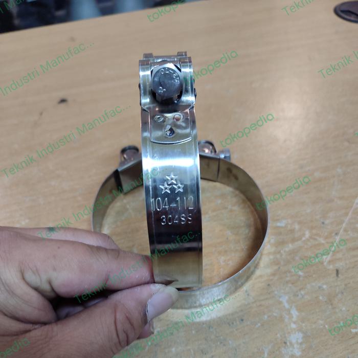 Jual Klem Superior 4" inch Stainless Steel 304 / Heavy Duty Hose Clamp ...