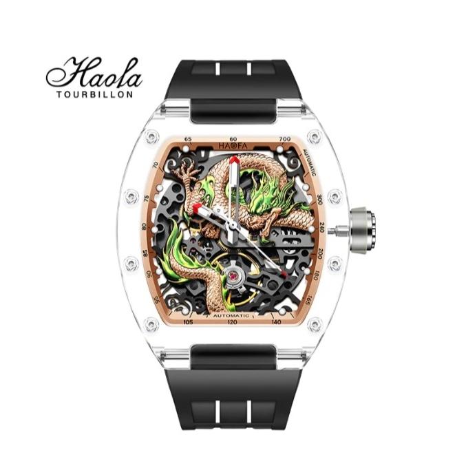 Jual Jam tangan HAOFA 2321 Crystal Sapphire 3D Dragon Automatic - Kota ...