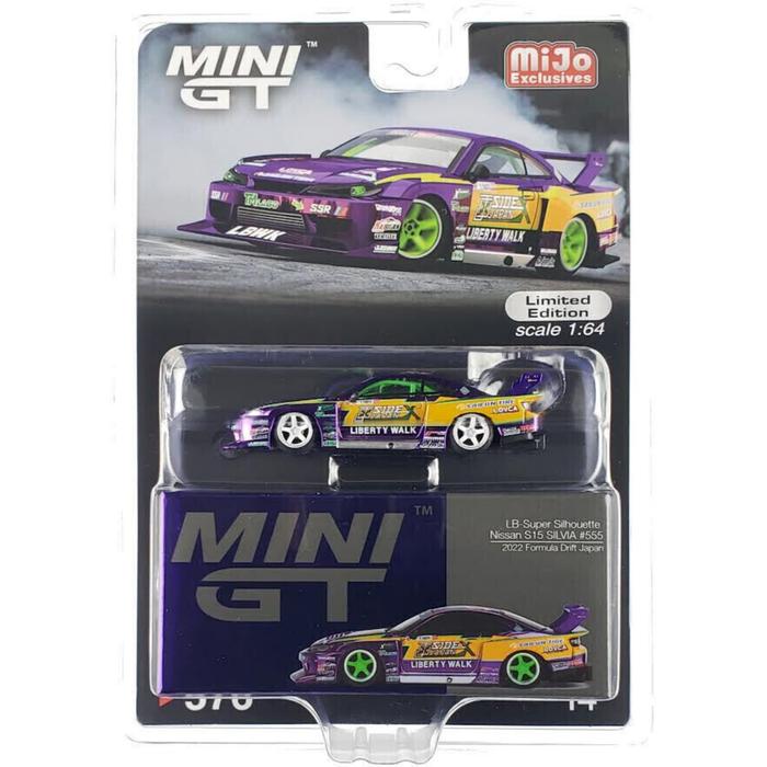 Jual CHASE MiniGT Mini GT 576 Nissan Silvia S15 Japan Formula Drift ...