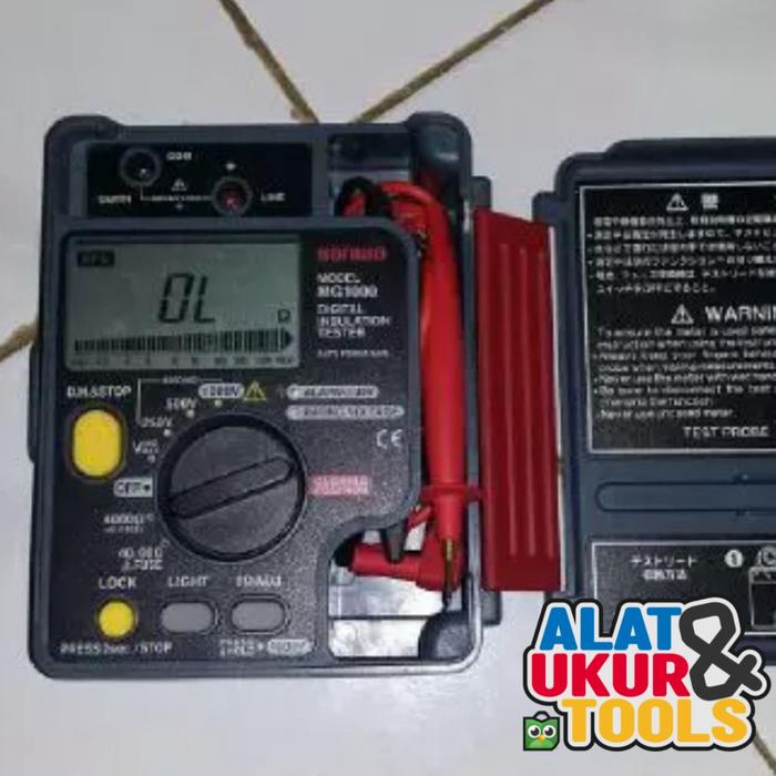Jual SANWA MG1000 Insulation Tester 1000V Meger Listrik - Jakarta Barat ...