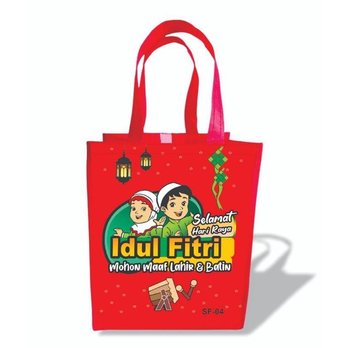 Jual Tas Parsel lebaran Fitri Goodie Bag Kotak Snack Anak Ukuran ...