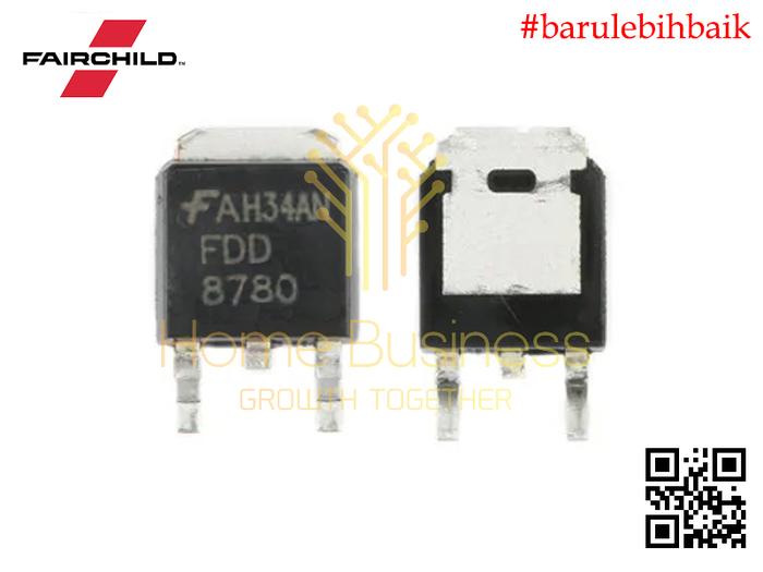 Jual Mosfet FDD8780 FDU8780 FDD 8780 FDU 8780 N Channel N-CH N Ch 25V ...