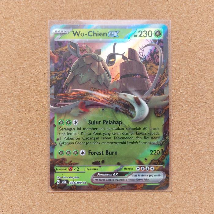 Jual Wo-Chien EX RR 024/190 pokemon Indonesia harta berkilau SV4a ...