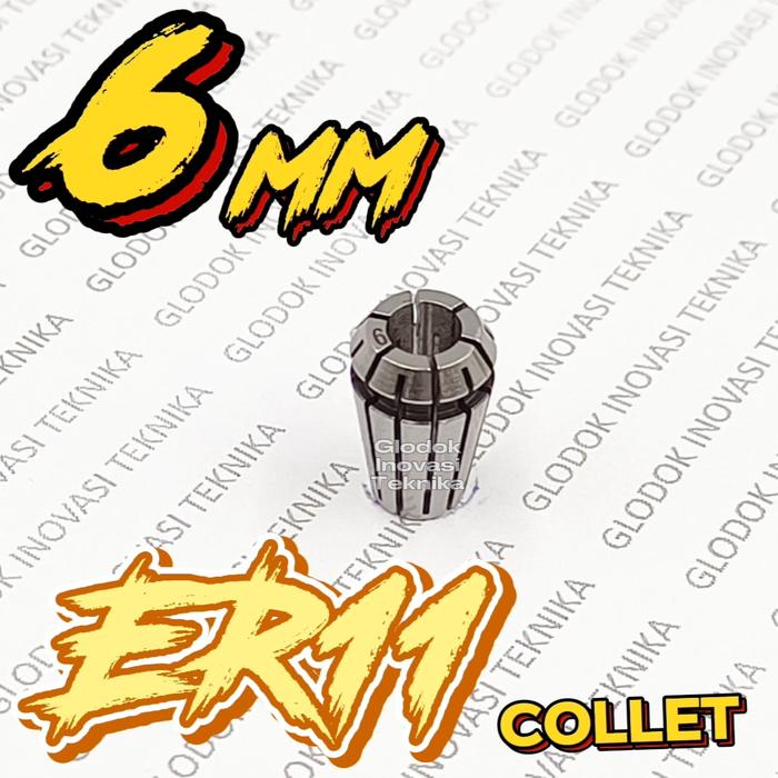 Jual Collet Colet Chuck ER11 ER 11 CNC Router Milling Arbor Mata 6mm 6 ...