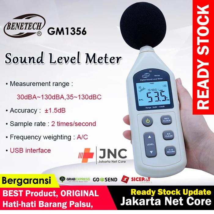 Jual Sound Level Meter Benetech GM1356 Data Logger Alat test Tester ...