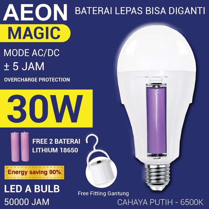 Jual Lampu LED Emergency Magic 10W 15W 20W 25W 30W / Lampu Darurat ...