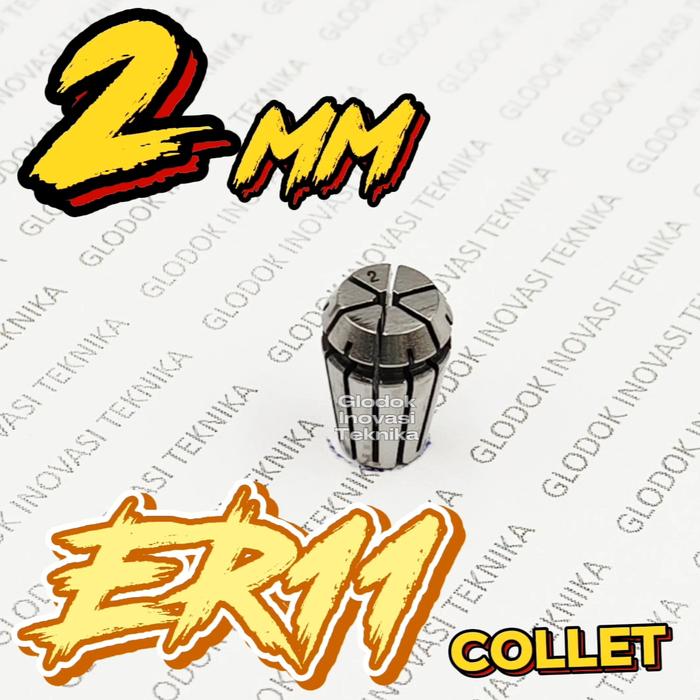 Jual Collet Colet Chuck ER11 ER 11 CNC Router Milling Arbor Mata 2mm 2 ...