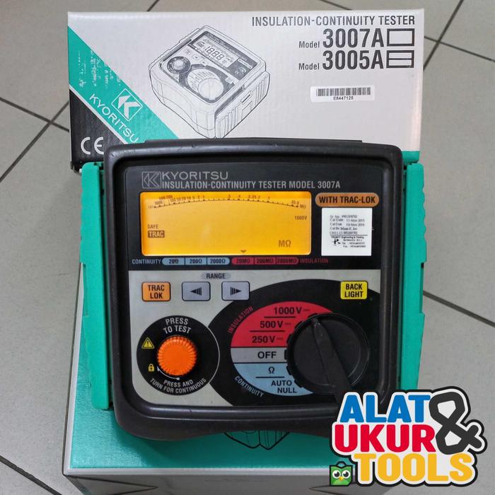 Jual Kyoritsu 3007A Digital Insulation 1000V Backlight - Jakarta Barat - Alat Ukur & Tools ...
