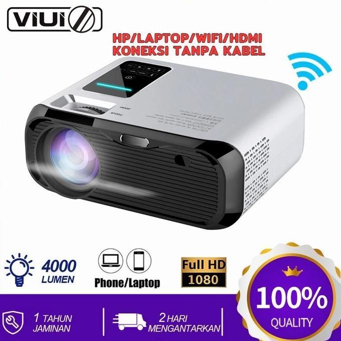 Jual VIUIO E500 4K Projector Portabel Proyektor Mini 1080P Proyektor ...