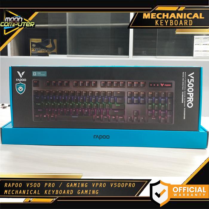 Jual Mechanical Keyboard Gaming Rapoo V500 Pro / Rapoo V500PRO Metal ...