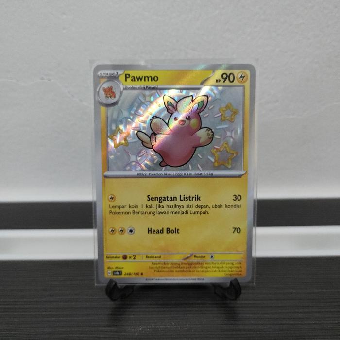 Jual Pokemon TCG Indonesia Baby Shiny Pawmo SV4a 248/190 S - Kota Bekasi - Rendrake | Tokopedia