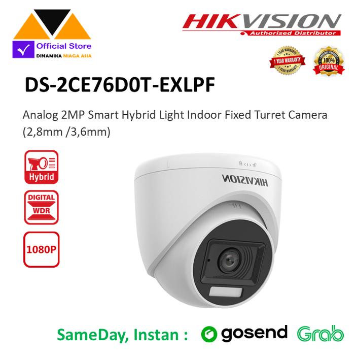 Jual Analog Camera Indoor Hikvision DS-2CE76D0T-EXIPF 2MP Termurah ...