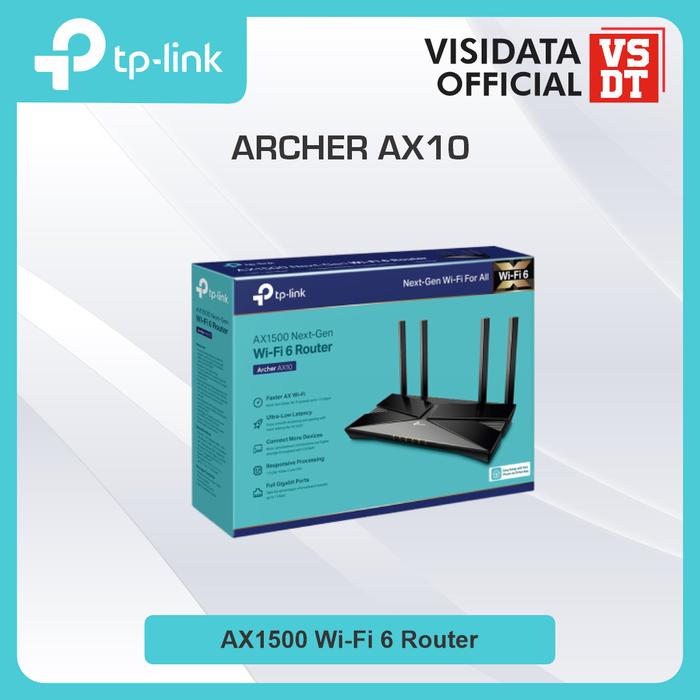 Jual TP-Link Archer AX10 AX1500 WIFI6 Dual-band Router Gigabit Ports ...