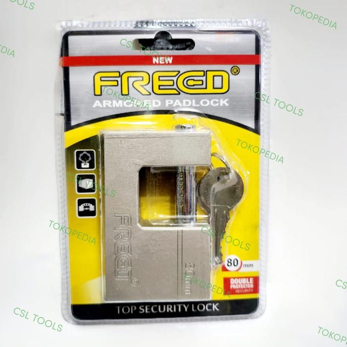 Jual Gembok Kotak Gudang FREED 80 MM - Gembok Panser - Gembok Gudang ...