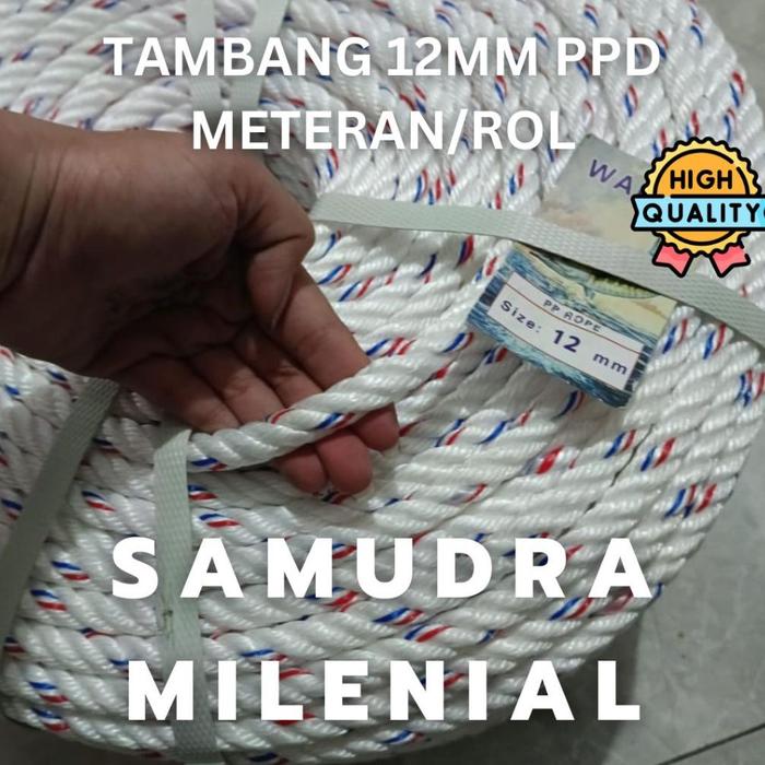 Jual TALI TAMBANG 12MM METERAN / TAMBANG IKAT TRUK / TALI PENGIKAT ...