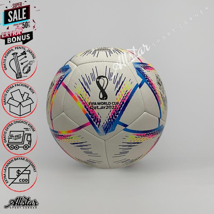 Promo Bola sepak ADIDAS size 5 ADIDAS AL RIHLA bola kaki murah empuk ...
