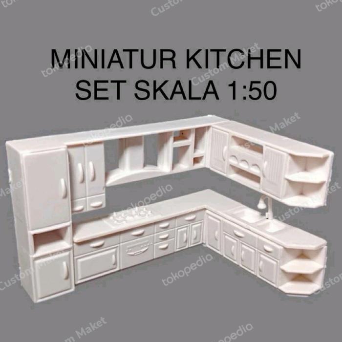 Jual Miniatur Kitchen Set / Maket Kitchen Set skala 1:50 - Kota Tangerang - Custom Maket | Tokopedia