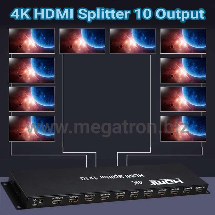 Jual 4K HDMI Splitter Distributor 10 output (1x10) - Jakarta Barat ...