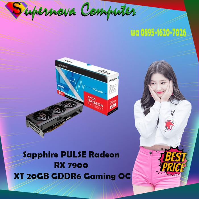Jual Sapphire PULSE Radeon RX 7900 XT 20GB GDDR6 Gaming OC - Jakarta Pusat - Supernova Computer ...