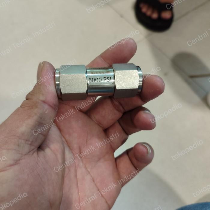 Jual Check Valve Stainless SS316 / 6000psi 3/4" inch NPT - Jakarta ...