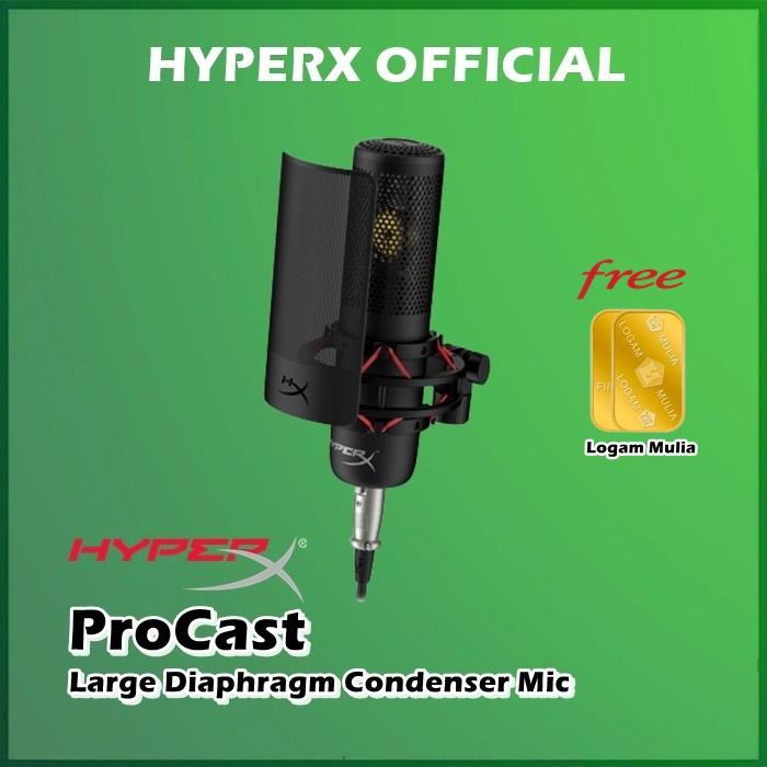 Promo HyperX ProCast Large Diaphragm Condenser Mic Pro Cast Microphone Cicil 0% 3x - Jakarta ...