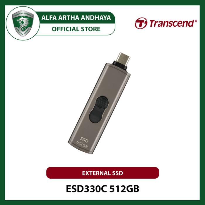 Promo Transcend External SSD ESD330C [USB Type-C Only] - 512GB Cicil 0% ...