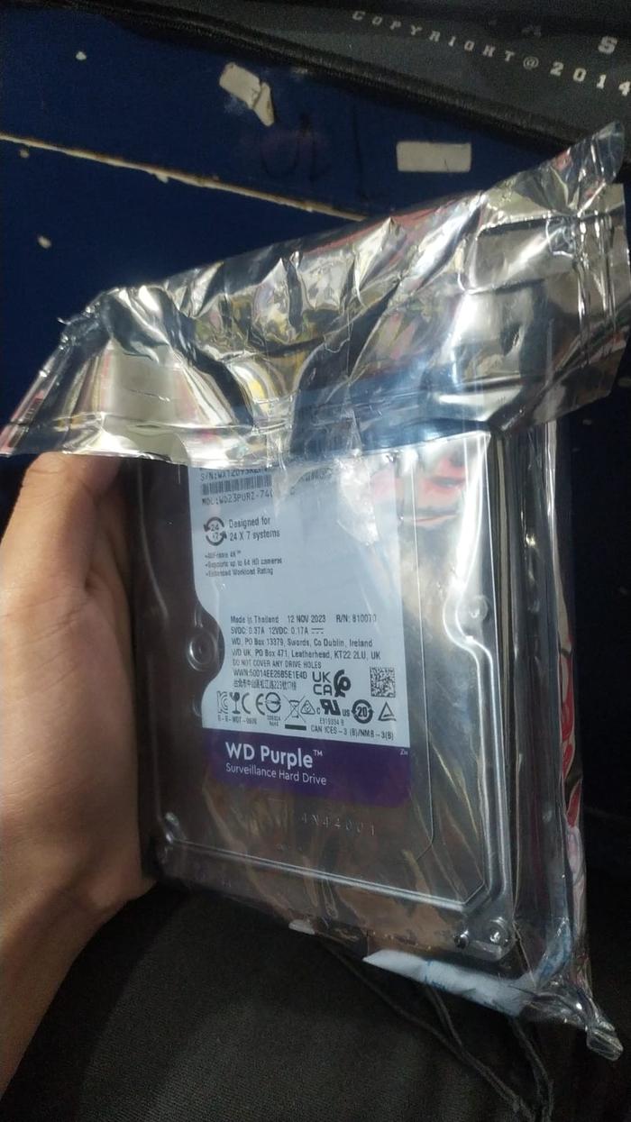 Jual WD Purple 2TB CCTV HDD Internal Hard Disk Surveillance resmi original - Jakarta Pusat ...