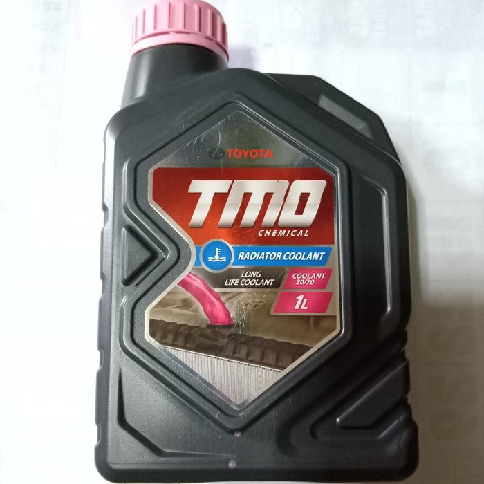Jual Air Radiator / Radiator Coolant Toyota TMO Botol 1 lt Warna Merah ...