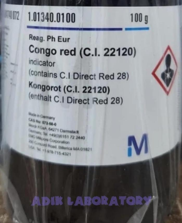 Jual CONGO RED INDICATOR 25GR M E R CK 1.01340.0025 / KONGO Merah/Congo ...