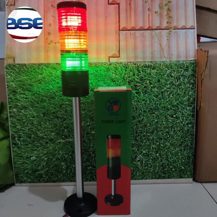 Jual Tower Light Lampu LED Dengan Bunyi AL50E-3M-31P2 3 WARNA MERK FORT ...