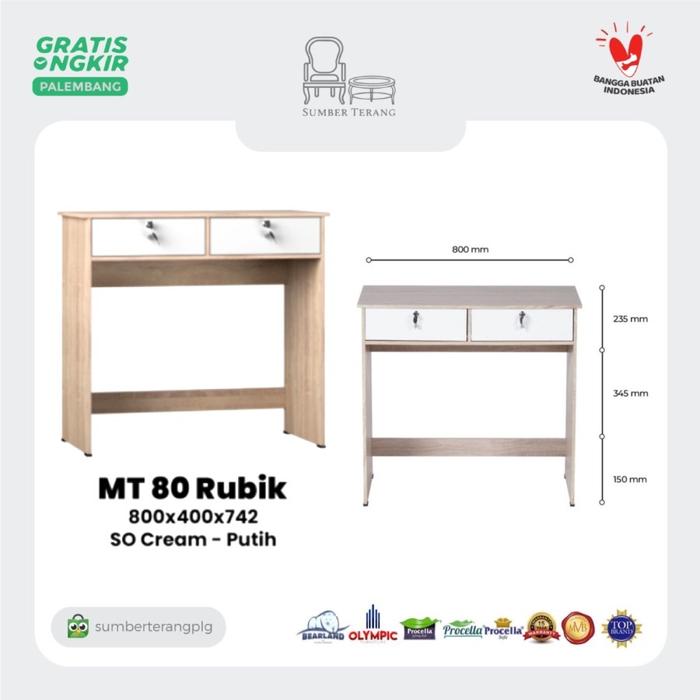 Jual Olympic Meja Tulis MT 80 Rubik Meja Belajar Meja Kerja Kantor ...