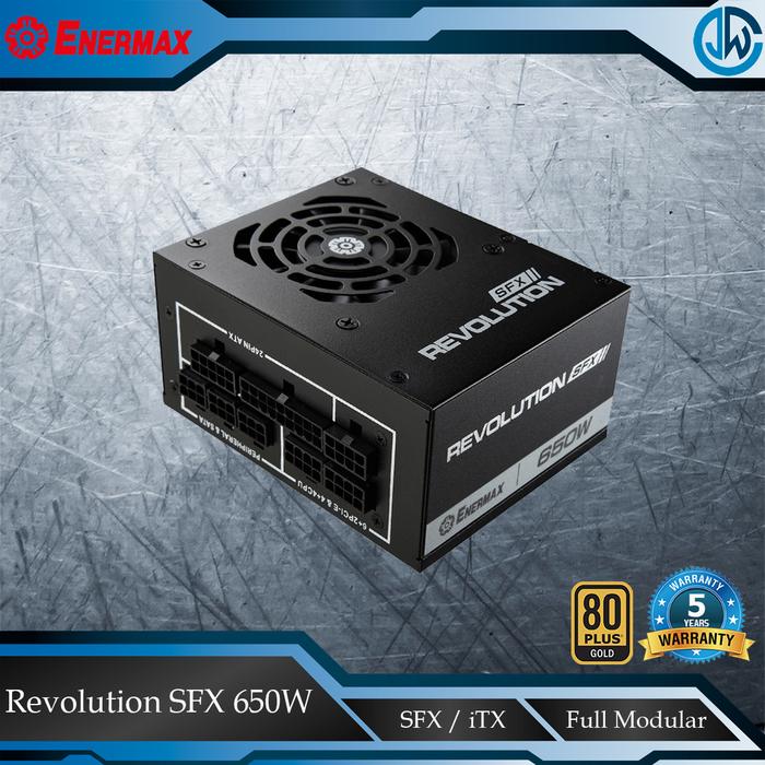 Jual Enermax Revolution SFX 650W 80+ Gold - PSU ITX 650Watt Full ...