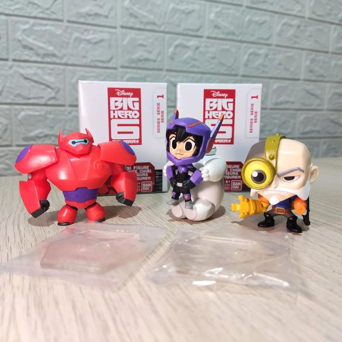 Jual Blind Box Chibi Mini Figure Disney Big Hero 6 Bandai Baymax Hiro ...