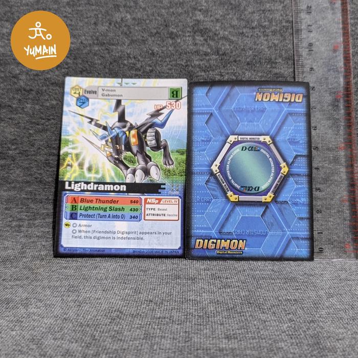 Jual Digimon Card Digital Monster Alpha Code Lightdramon aka Raidramon ...