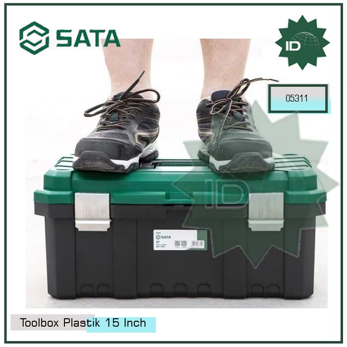 Jual Tool box Perkakas 05311 SATA / Toolbox Plastik 15 INCH SATA ...