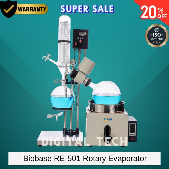 Jual Biobase RE-501 Rotary Evaporator Rotavap manual lift 5L capacity Lab - Jakarta Barat ...