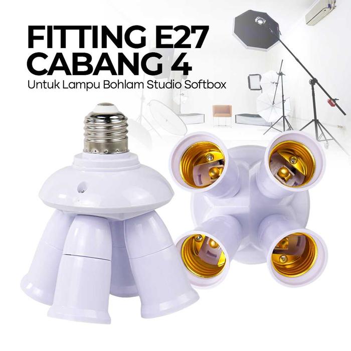 Jual FITTING LAMPU BOHLAM STUDIO LED LAMPU CABANG GANTUNG WITH SWITCH ...